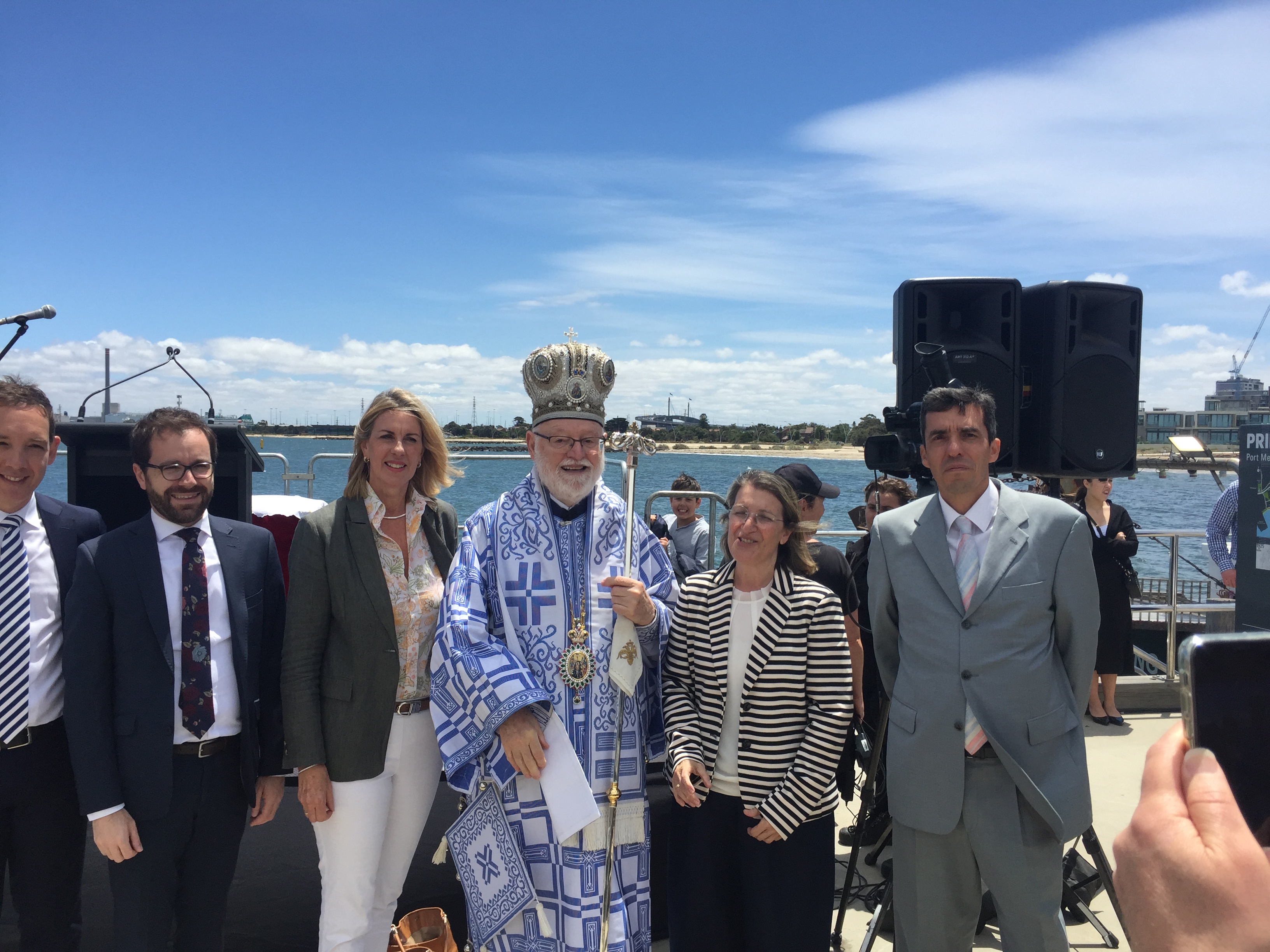 Festival “Theofania – Blessing of the Waters” at Princes Pier, Port ...