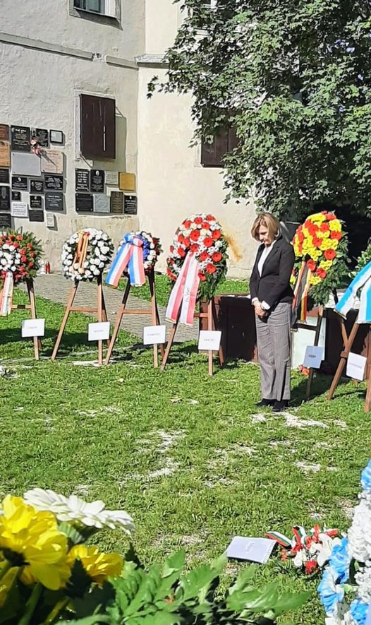 Tελετή μνήμης των θυμάτων της ναζιστικής θηριωδίας στο Hartheim της Άνω ...