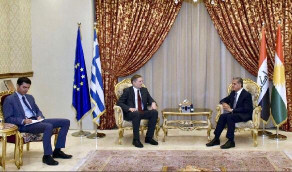 Meeting of Consul General of Greece in Erbil, Mr. Efthymios Costopoulos ...