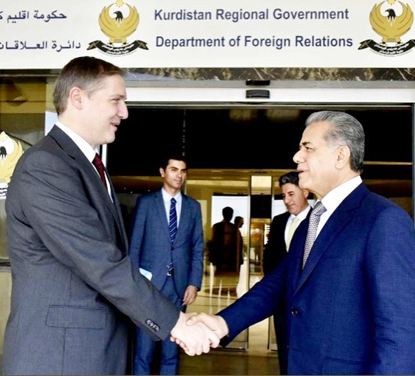 Meeting of Consul General of Greece in Erbil, Mr. Efthymios Costopoulos ...