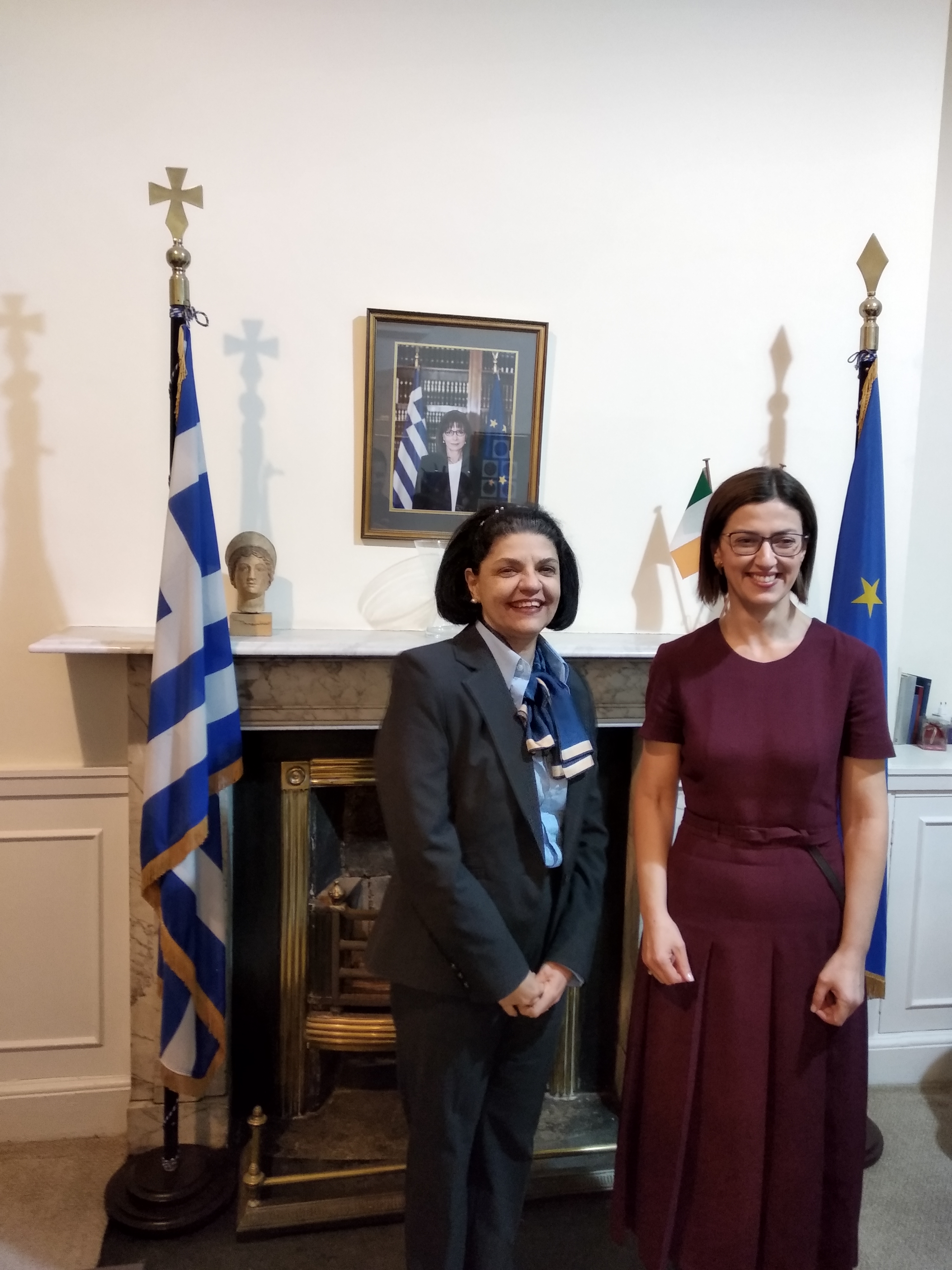 Η Πρέσβης κα Μαγδαληνή Νικολάου είχε την χαρά και την τιμή να ...