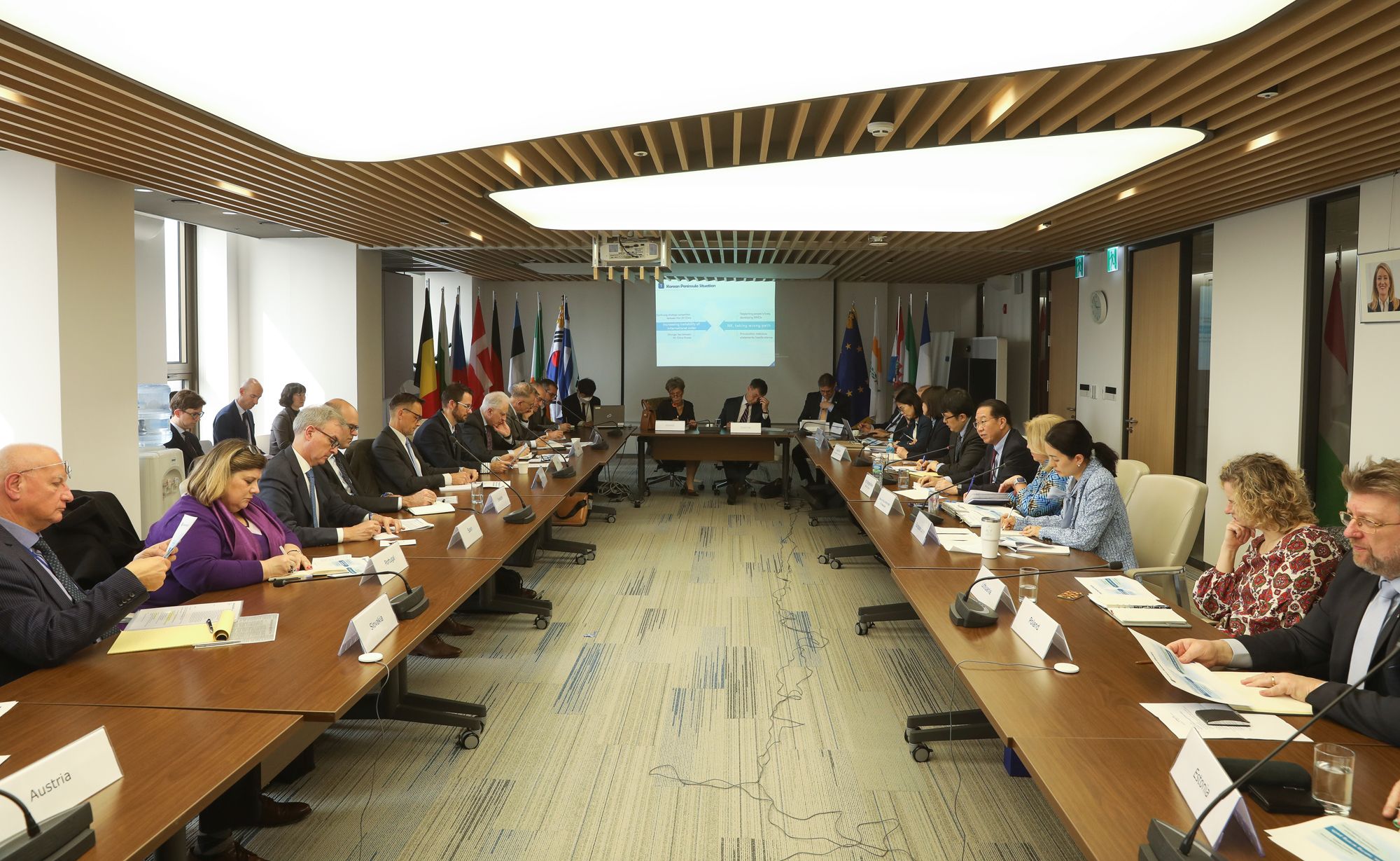 HoMs European Union meeting with Minister of Unification - Embassy News