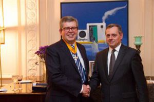 Professor Kevin Featherstone awarded Order of the Phoenix - Embassy News